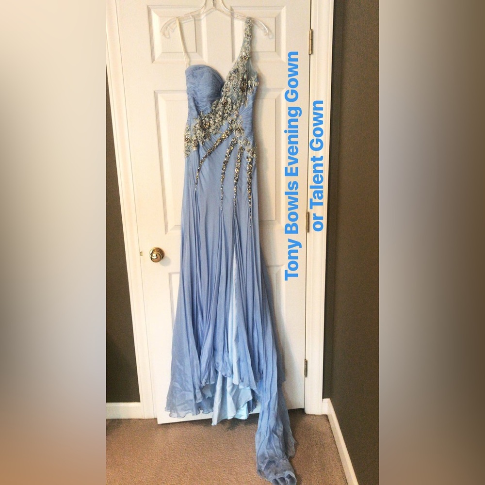 Tony Bowls Pageant Evening Gown - Gem